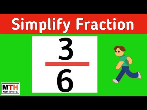 How to simplify the fraction 3/6 || 3/6 Simplified