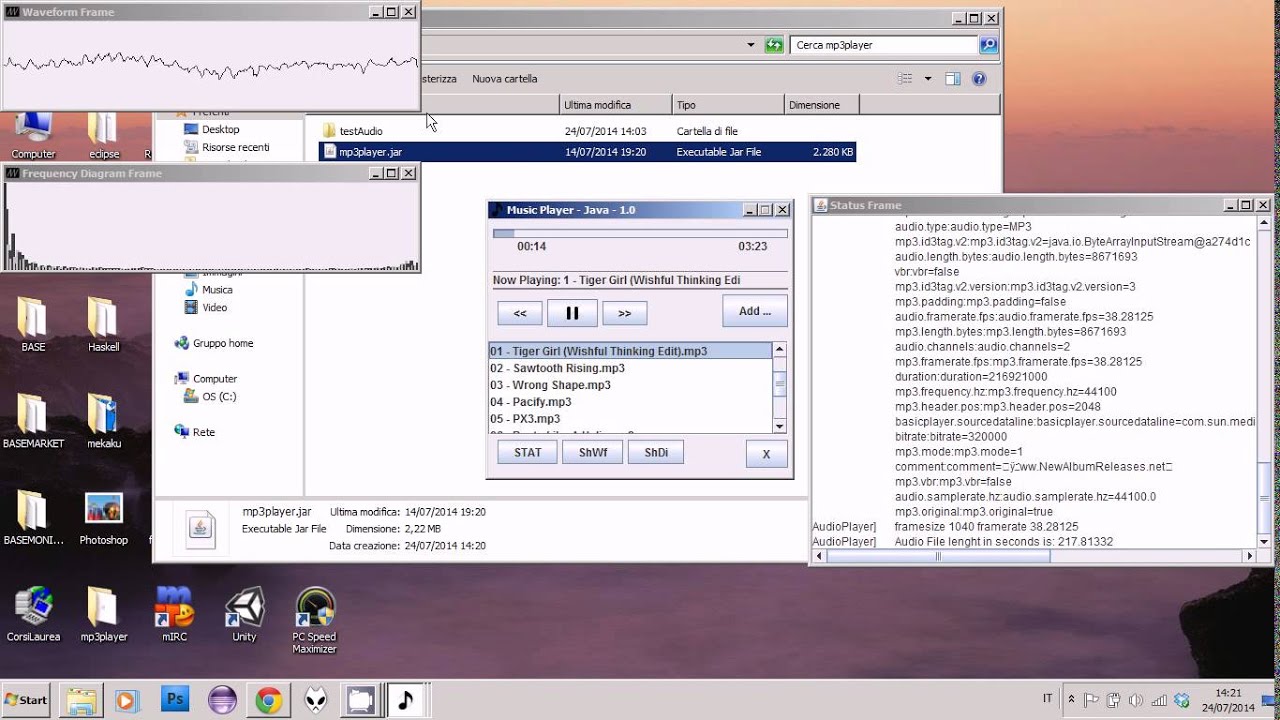 AudioPlayer with Swing & Java