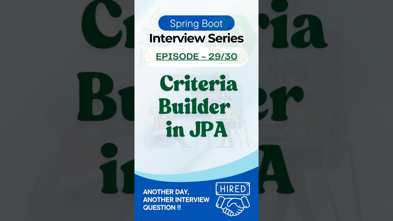 Spring Boot Search API | Criteria Builder + JPA Specification 💡#shorts