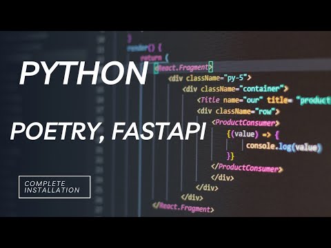 How to install Python, Pipx, Poetry and fastapi