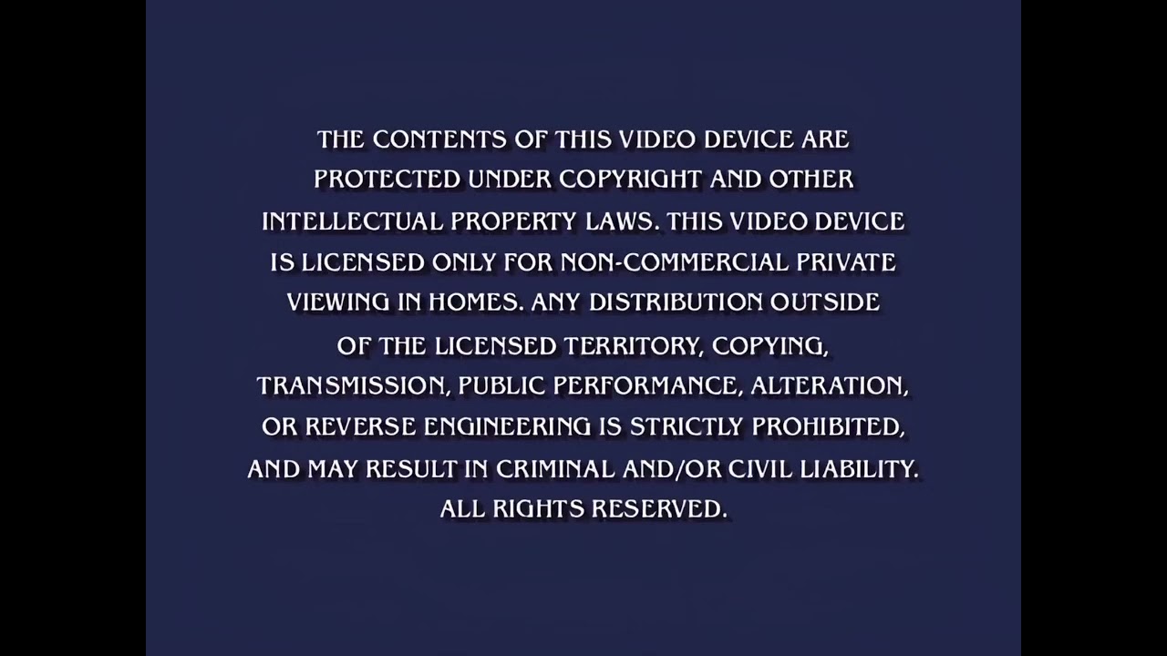 Paramount FBI Warning Screen (2002) HD