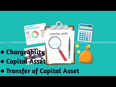 Capital Gain (Video1) :Introduction, Chargeablity,Meaning of Capital Asset,Transfer of Capital Asset