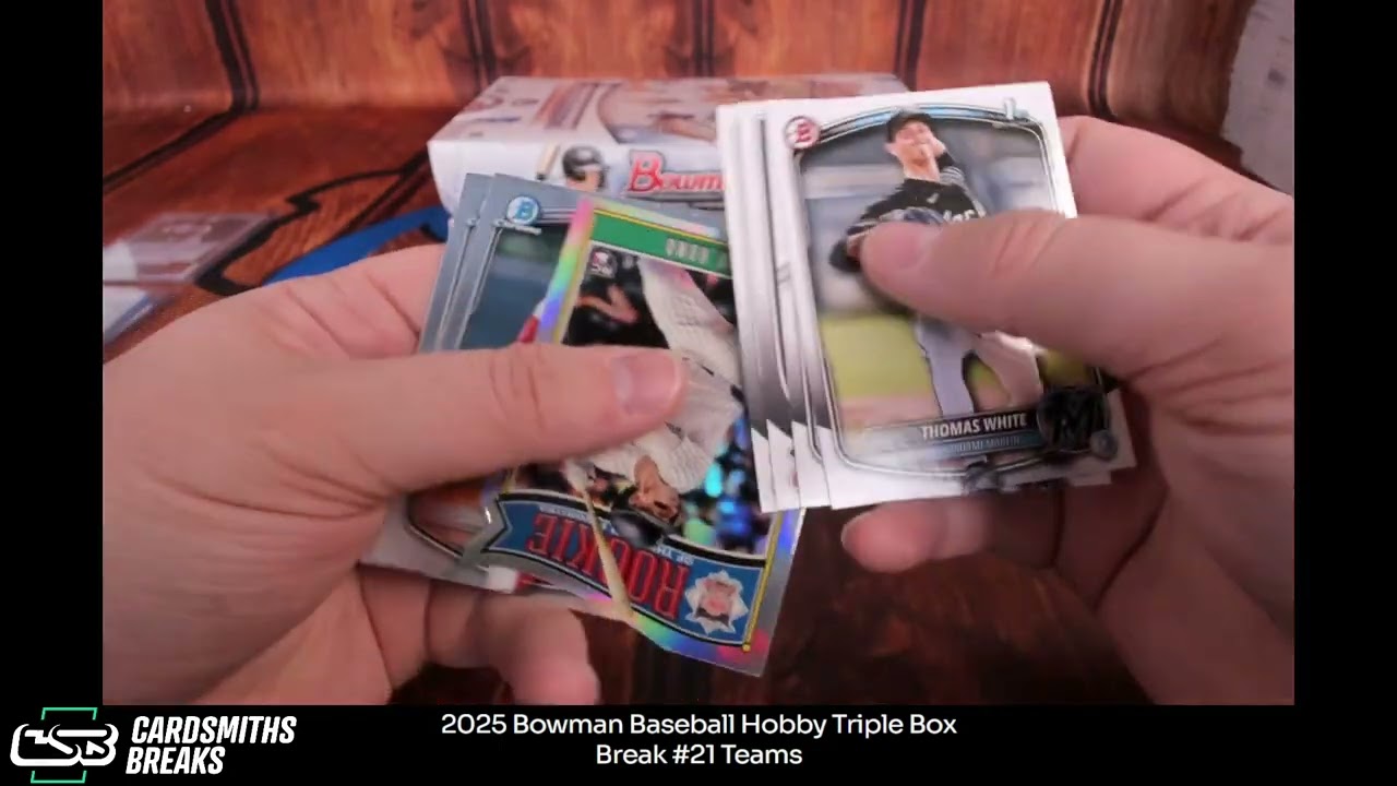 2025 Bowman Baseball Hobby Triple Box Break #21