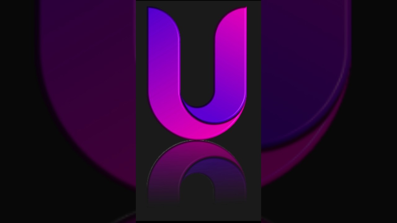 U Text logo Design in CorelDRAW | CorelDRAW tutorial | Graphic Design #coreldraw #vce #logo