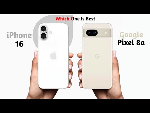 iPhone 16 vs Google Pixel 8a