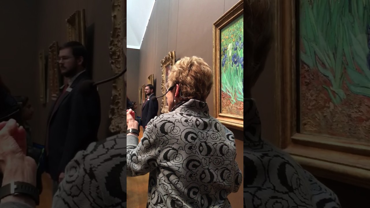 The Getty - Van Gogh's Irises explained by a docent