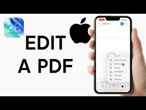 iOS 26: How to Edit a PDF on iPhone or iPad