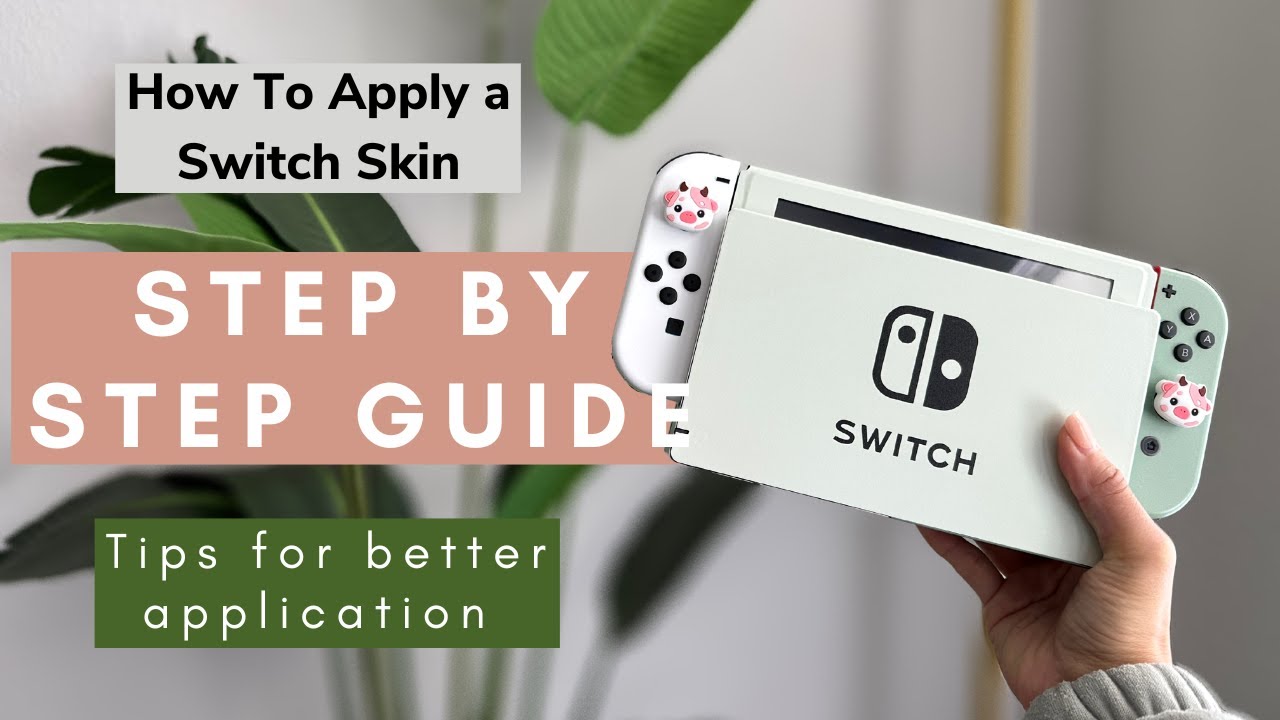 How To Apply a Nintendo Switch Skin (Step by Step Guide) - Updated 2023