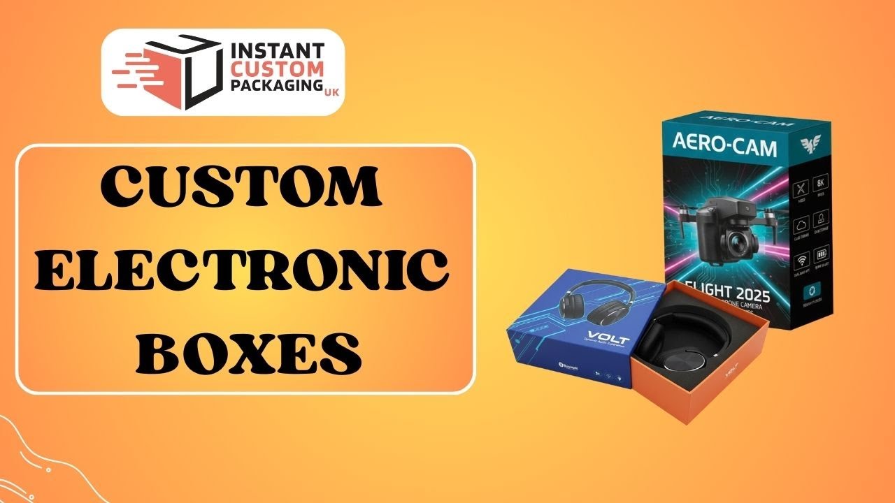 Custom Electronics Packaging Boxes | Protective & Printed Electronics Boxes UK