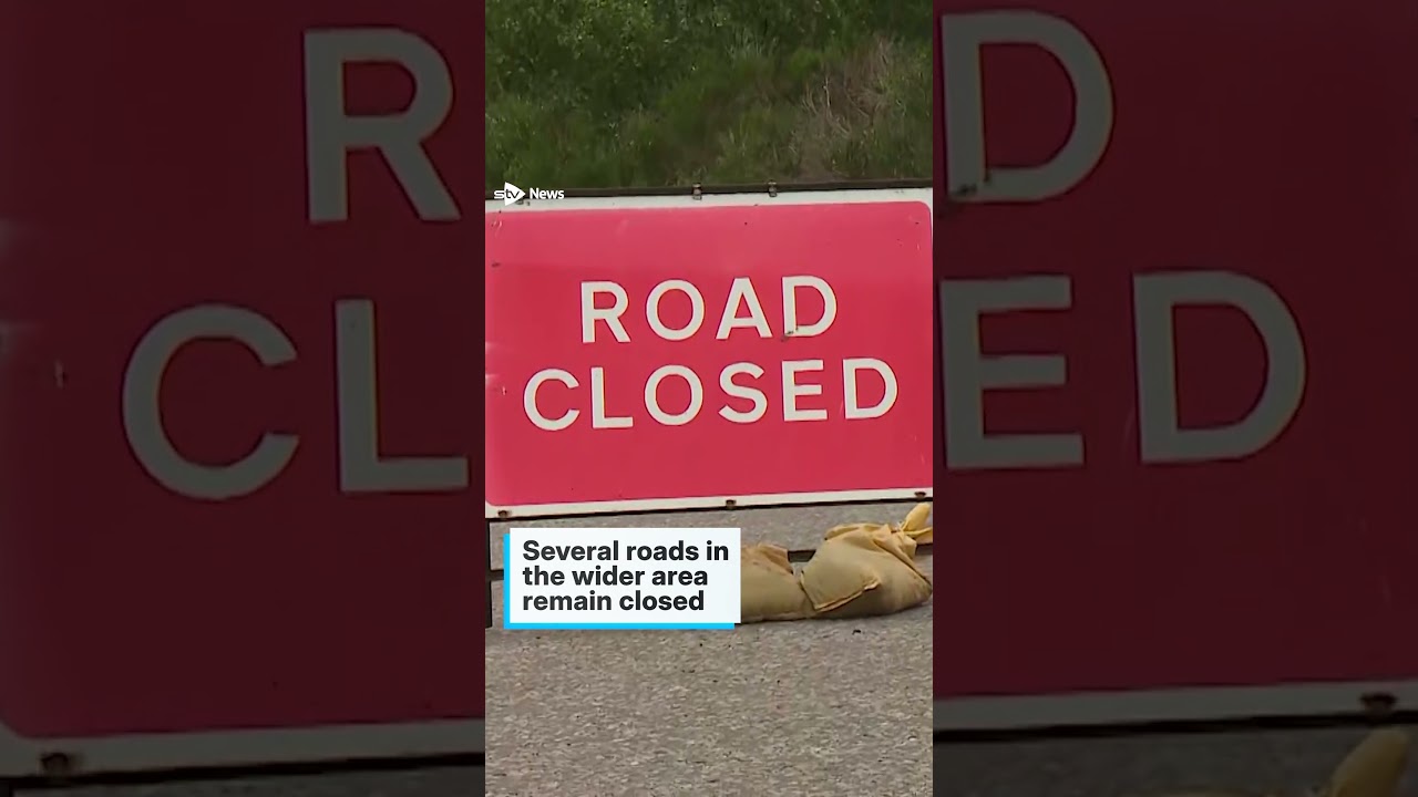 Roads closed as crews battle wildfire near village for third day #news #shorts #fire #firefighter