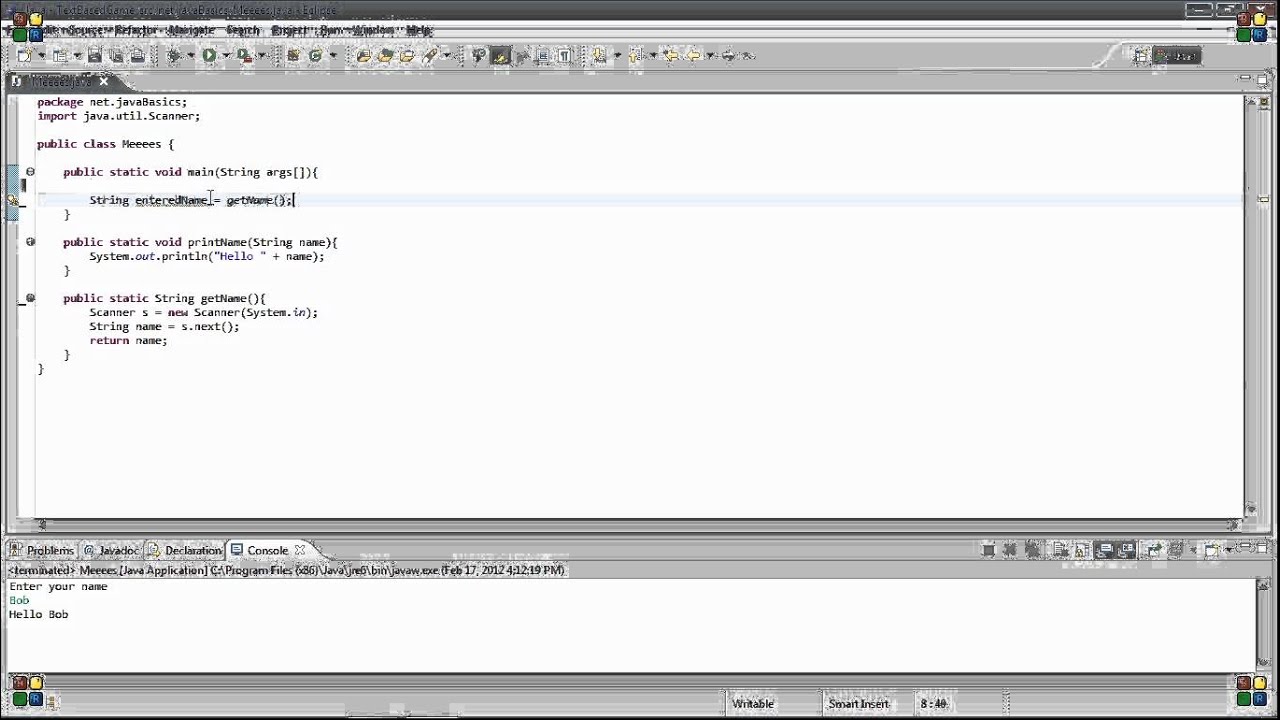 Java Beginner Tutorial 10 - Return Types