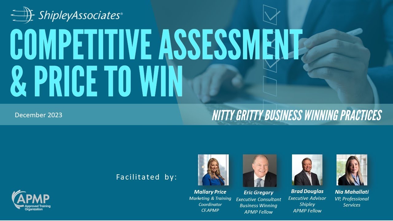 Competitive Assessment & Pricing to Win - Dec 2023