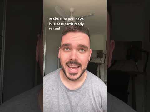 How to approach networking events