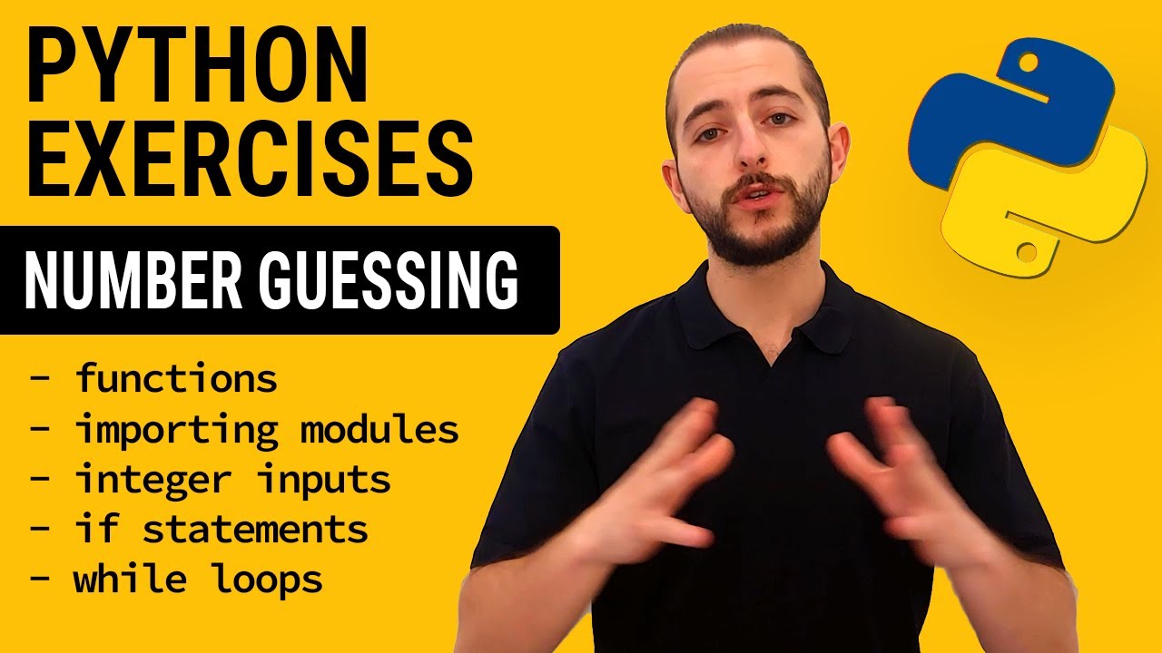 Python Exercise | Beginner Level | Making a Guessing Game in Python With Challenges for Application