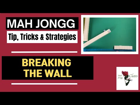 How to Play MAHJONGG Breaking the Wall Mah Jongg Class NMJL Lessons learn #mahjong