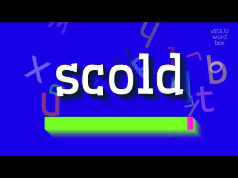 How to say "scold"! (High Quality Voices)