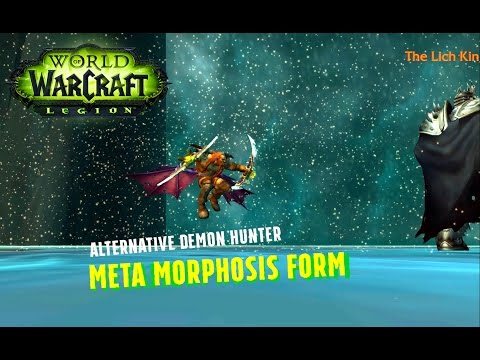 Alternative Demon Hunter Metamorphosis Form with Deathbringer's Will Trinket (Roleplaying Tips)