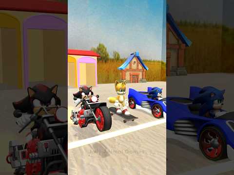 Sonic, Tails and Shadow race in Squid Game, unbelievable ending #sonic #shadow #tails #squidgame