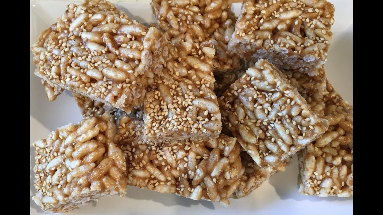 Peanut Butter Bars | Rice Krispie Treats | No Bake | Healthy | Vegan | Gluten and Dairy Free | Easy