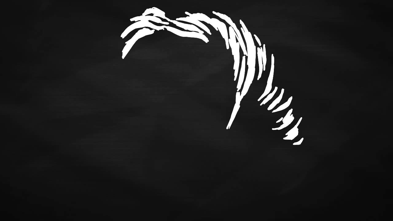 Simple drawing of a tiger silhouette