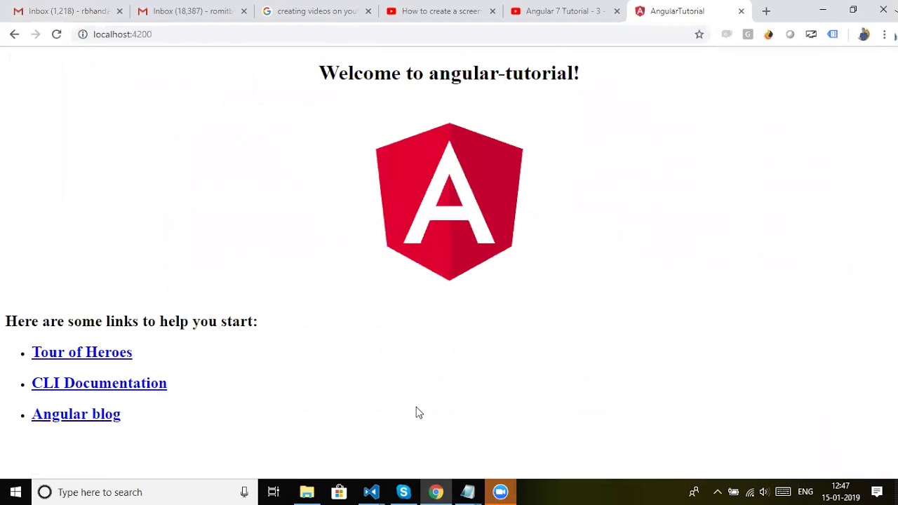 Angular 7 Tutorial 1  First Angular App