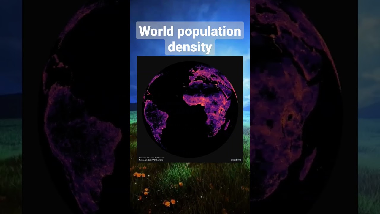 World population density (animation)