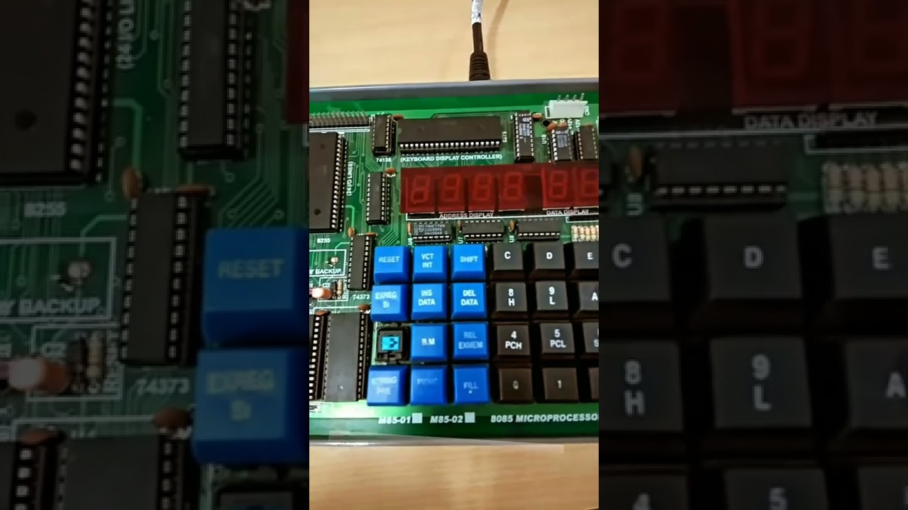 8085 microprocessor trainer kit.