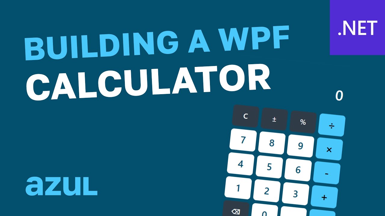 WPF C#/VB - How to Make a Calculator App