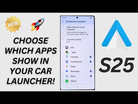 🚘 Android Auto Secrets: Choose Which Apps Show in Your Car Launcher!