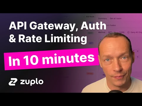 Zuplo API Gateway: Rate Limiting, Auth, RBAC & Global Deploys in 10 Mins