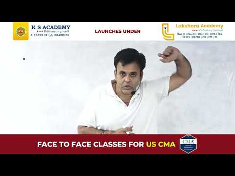 Face to face class for US CMA