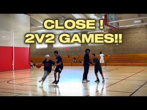 2v2 CLOSE BASKETBALL GAMES!!