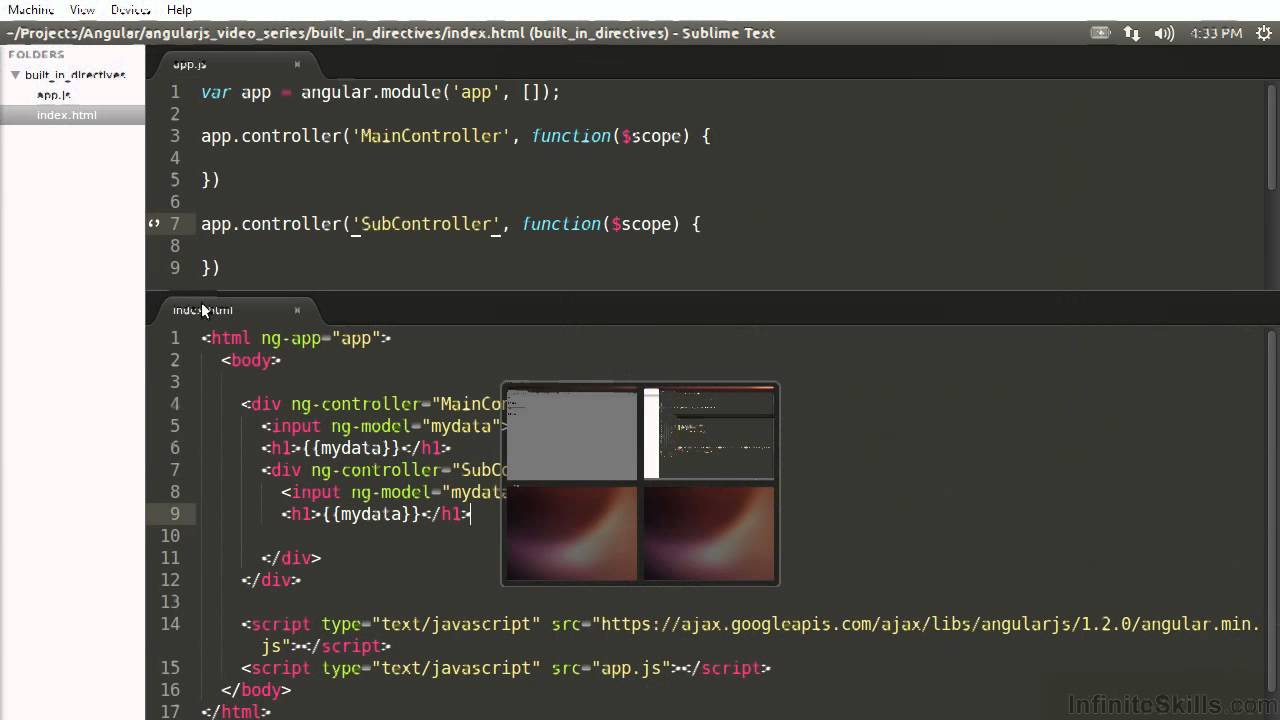 AngularJS Tutorial | ngModel