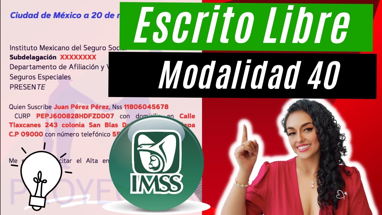 Escrito Libre Modalidad 40