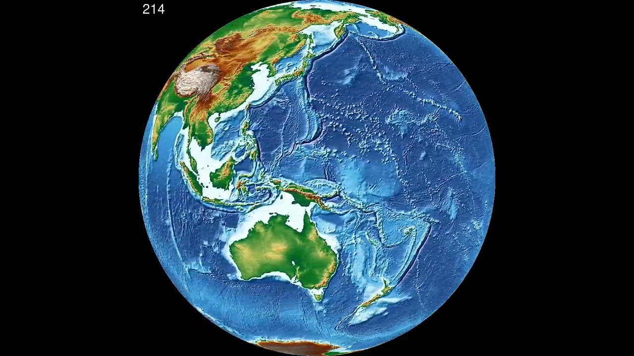 Earth spinning. Final animation.