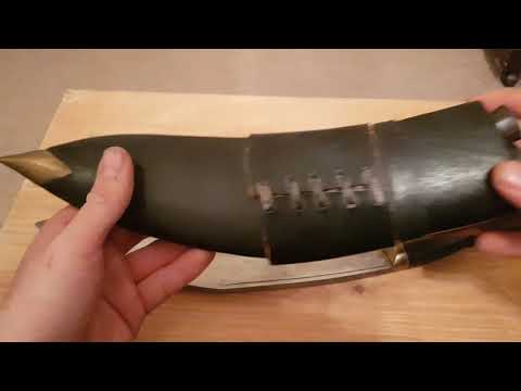 a gurkha knife also known as a kukri