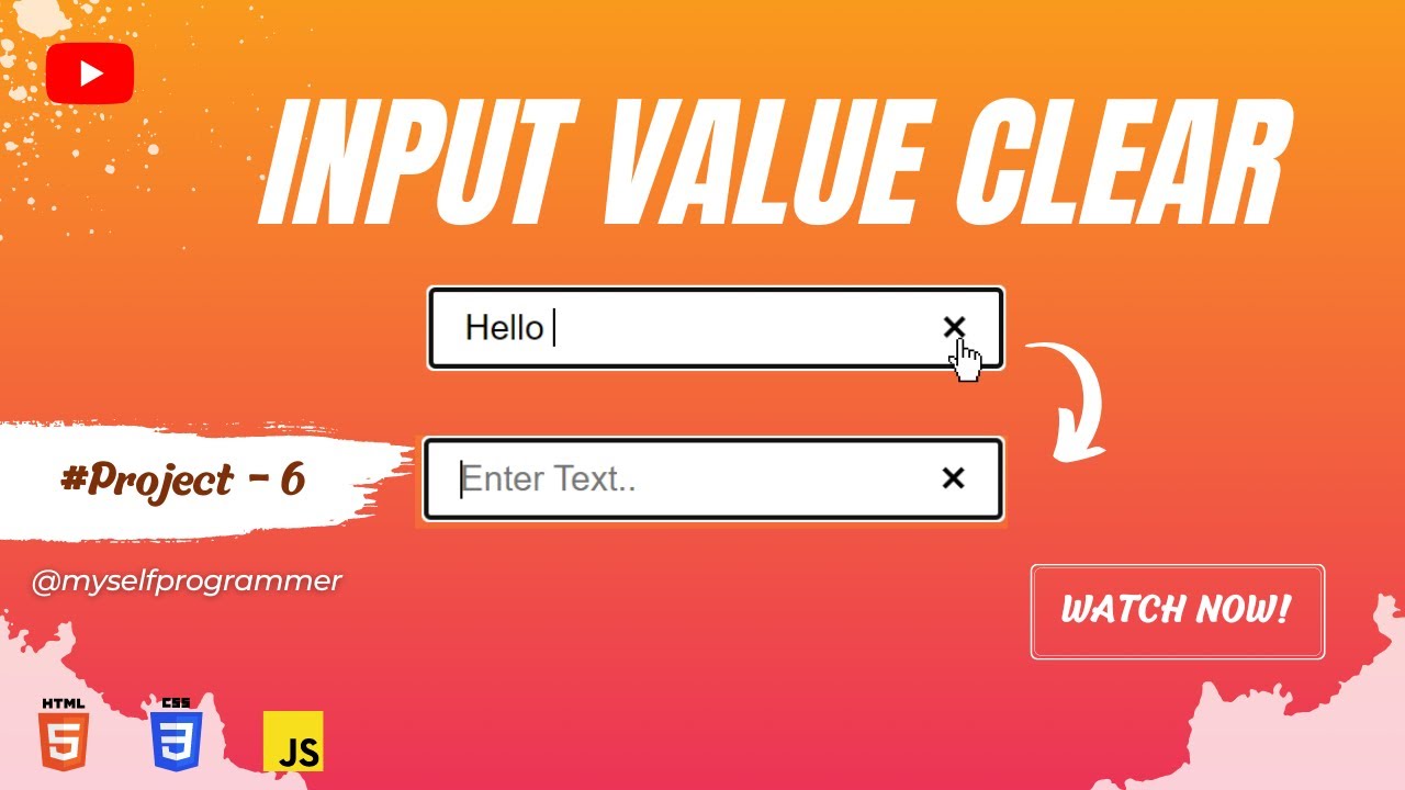 How to Clear Input Fields in JavaScript    #html #css #javascript