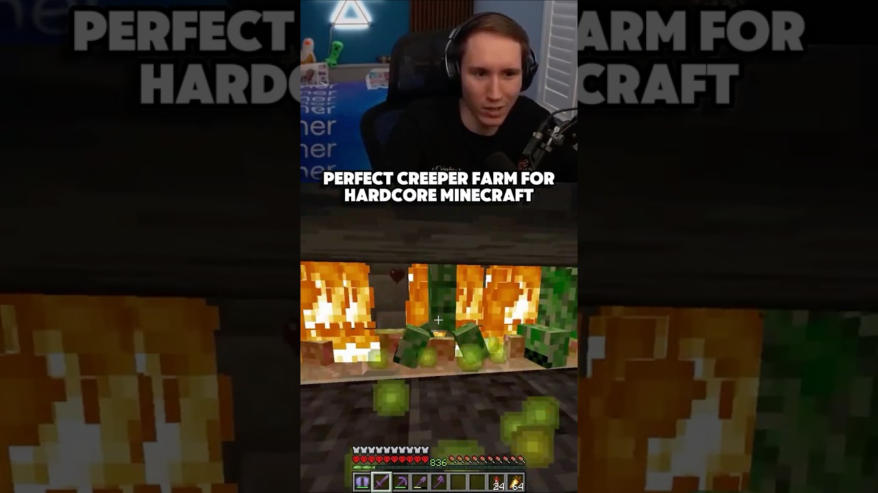 Minecraft Creeper farm