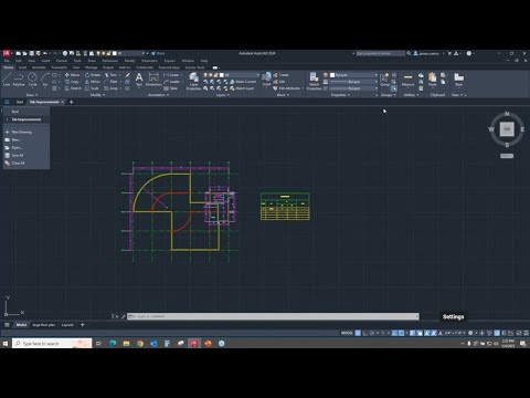 File & Paper Space Tab Improvements in AutoCAD 2024