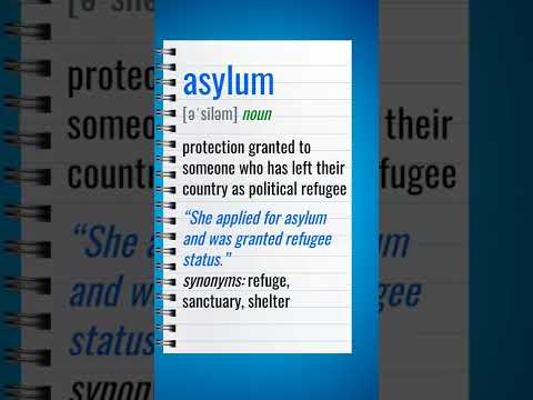 ASYLUM (C1 Advanced) Learn English Vocabulary