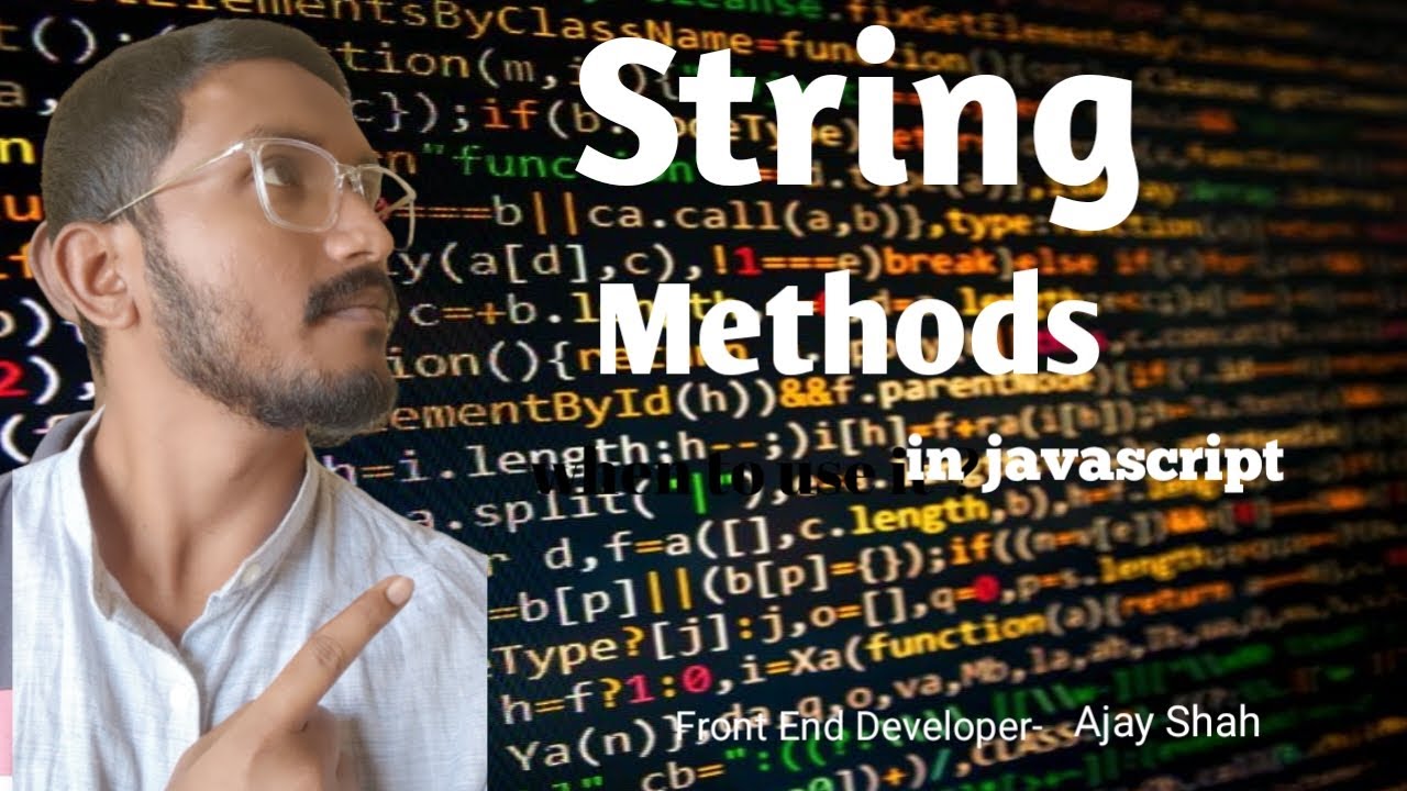 String Methods in JavaScript   | | Hindi  | | String Methods