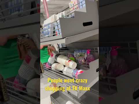 Panic buying at TK Maxx, Shelves are empty #tkmaxxhaul #tkmaxx #christmasshoppinghaul #panicbuying