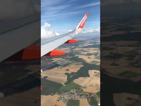 Inflight to Orly Airport, Paris France from Nice