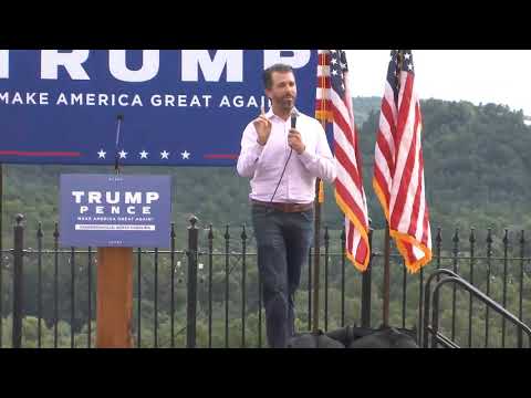 Donald Trump Jr's full campaign speech in Hendersonville