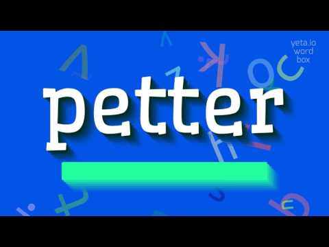 How to say "petter"! (High Quality Voices)
