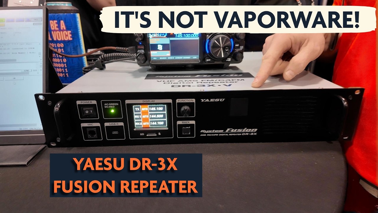 Yaesu DR-3X Revealed! John Kruk N9UPC Walks Us Through System Fusion 3