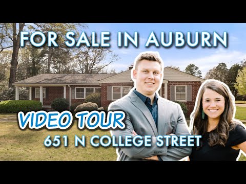 Auburn AL Historic District House For Sale | 651 N College Street