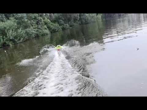 S80 Brushless 20KMph Speed RC Surf Fishing Bait Boat for Saltwater Double Line Release-Lake Test
