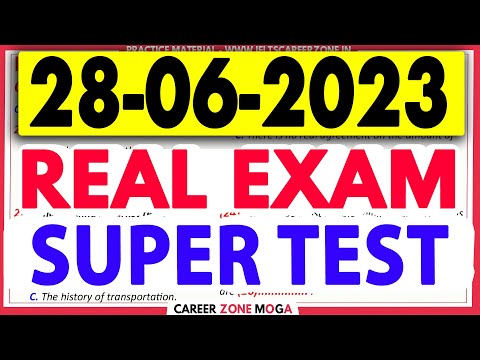 IELTS LISTENING PRACTICE TEST 2023 WITH ANSWER | 28.06.2023