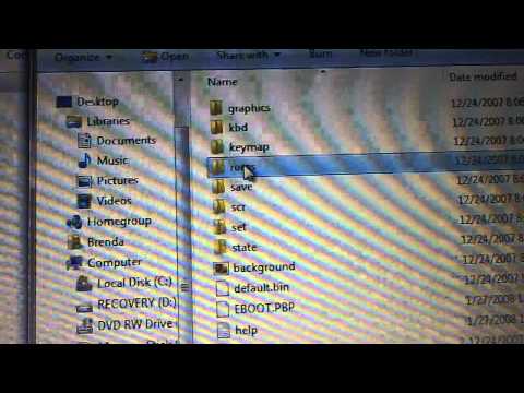 HOW TO PUT ATARI 2600 ON YOUR PSP - psp2600 - PSP Emulator Series #4